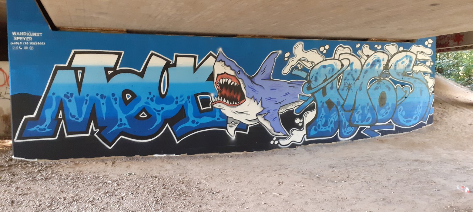 Graffiti-Gestaltung der Brücken über den Woogbach geht in die zweite ...